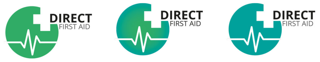 Direct First Aid Training Logo Design By CEB Creative
